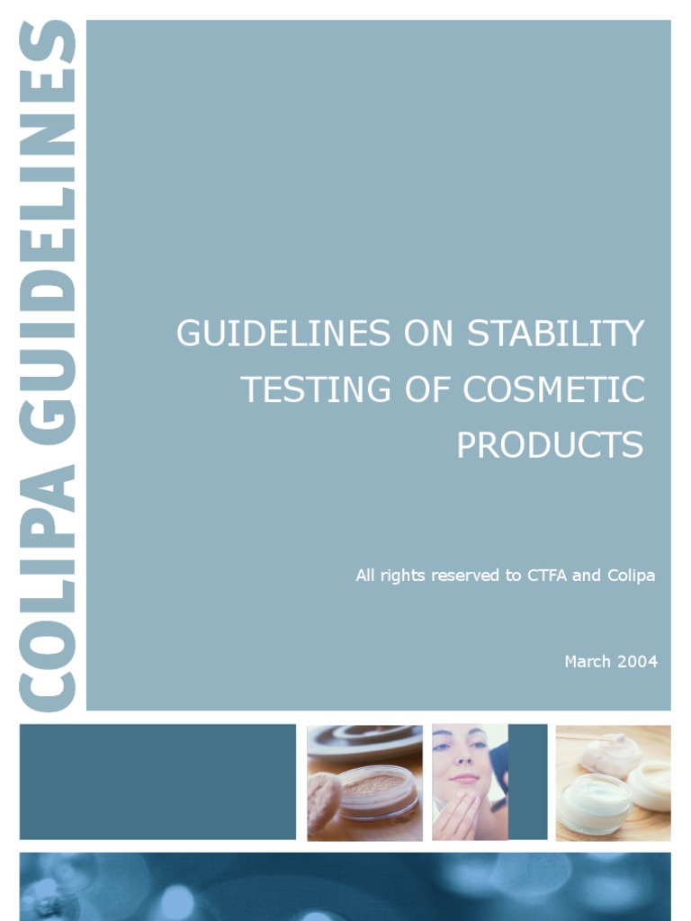Cosmetic Stability Testing | PDF | Prediction | Cosmetics