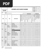 Environmental Aspects and Impact Register Template | PDF | Waste ...