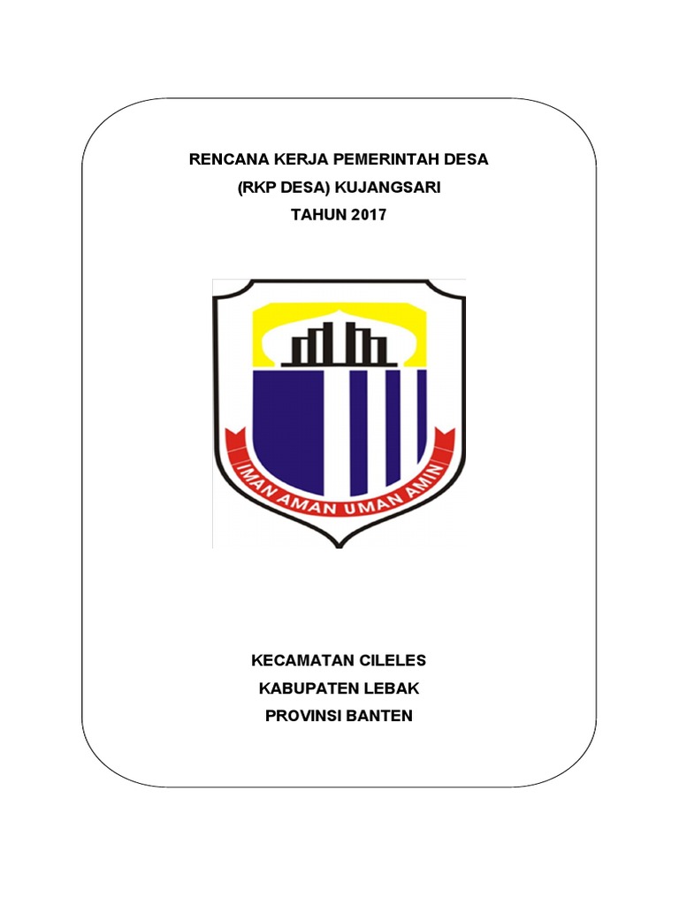 Contoh Dokumen RKP Desa | PDF