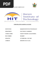 Industrial Attachment LOG BOOK | PDF | Computing