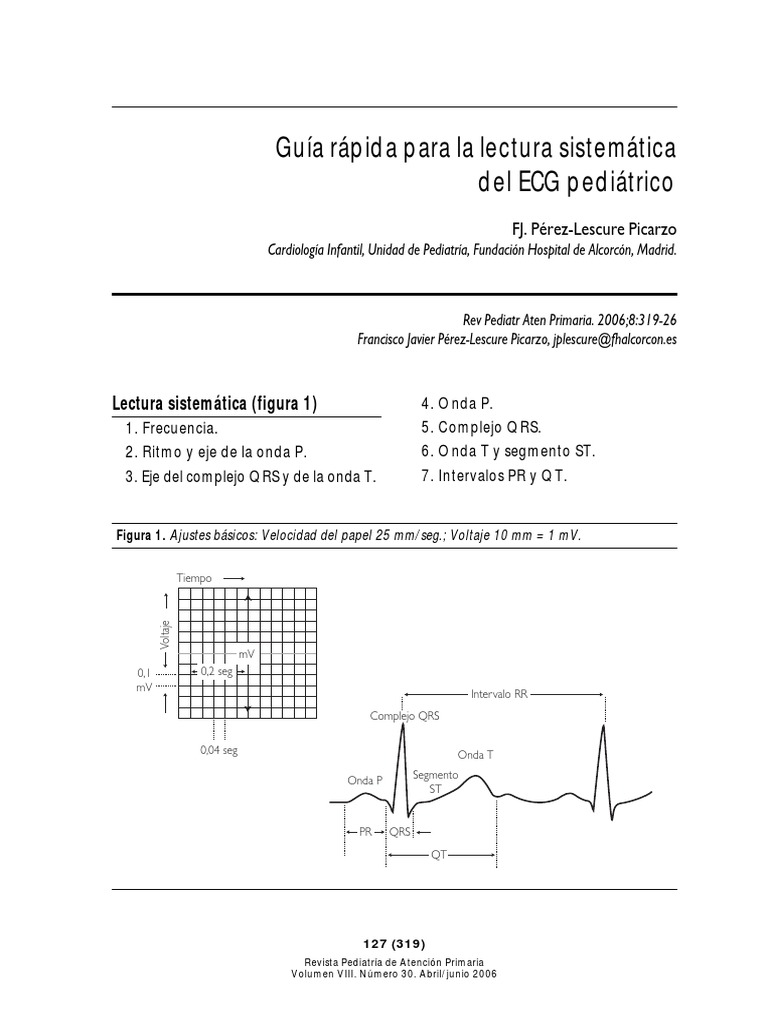 ECG Pedia PDF | PDF | Electrocardiografia | Tórax (anatomía humana)