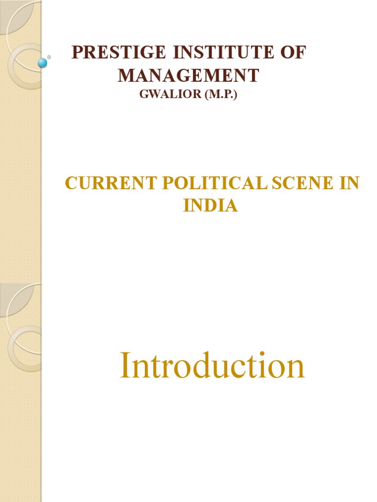 Indian Political Landscape Overview | PDF