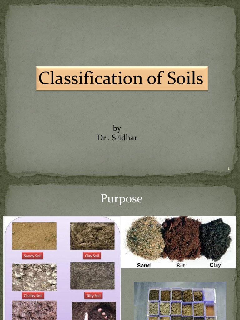 Classification of Soils | PDF | Silt | Sand