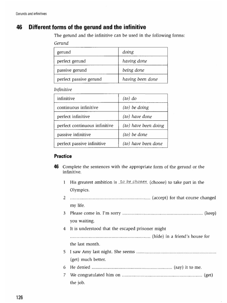 Different Form (V-Ing & Inf) | PDF