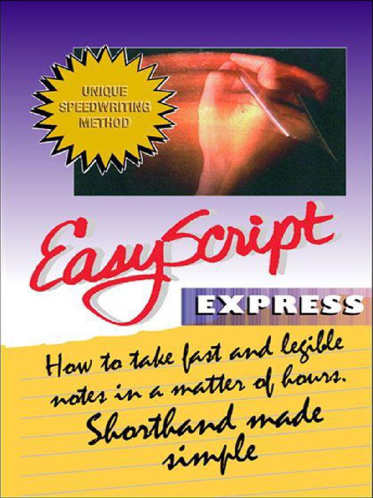 Levin Leonard D Easyscript Express Learn To Take Fast Notes | PDF ...