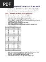 NEW MPCB Selection Chart | PDF | Power (Physics) | Manufactured Goods