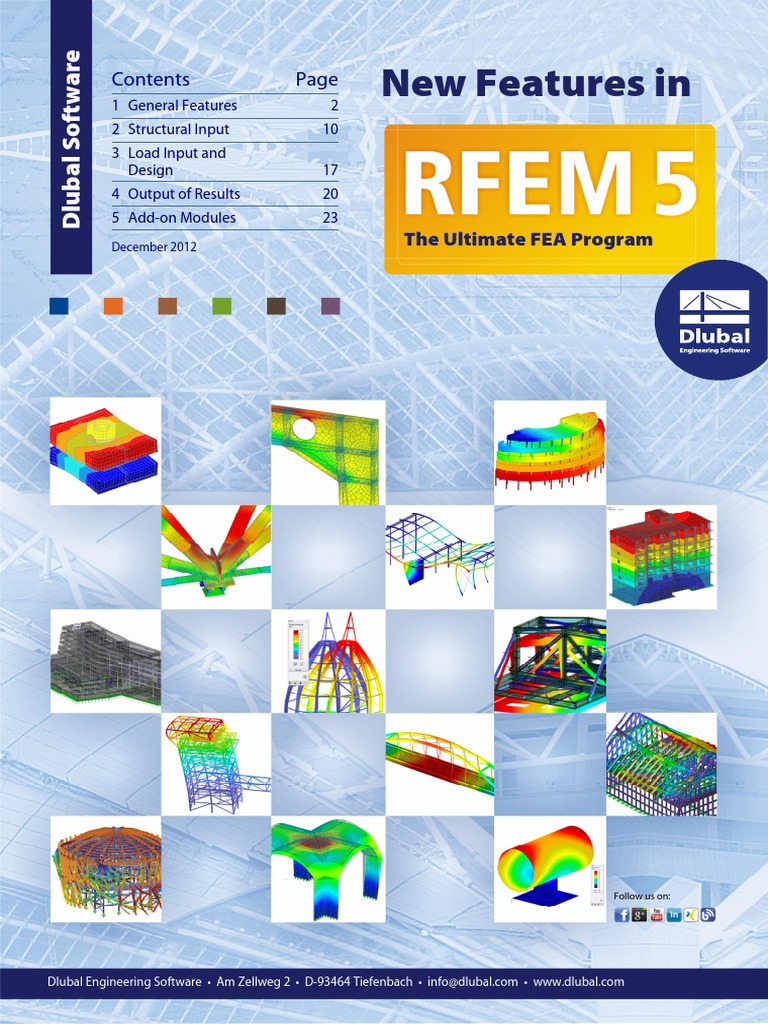 RFEM 5 New Features Overview | PDF | Cartesian Coordinate System ...