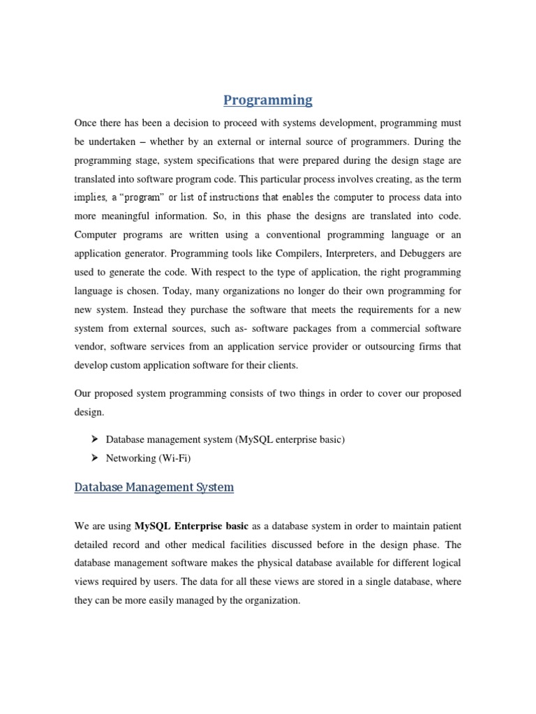 Programming Database Management System Pdf Computer Programming
