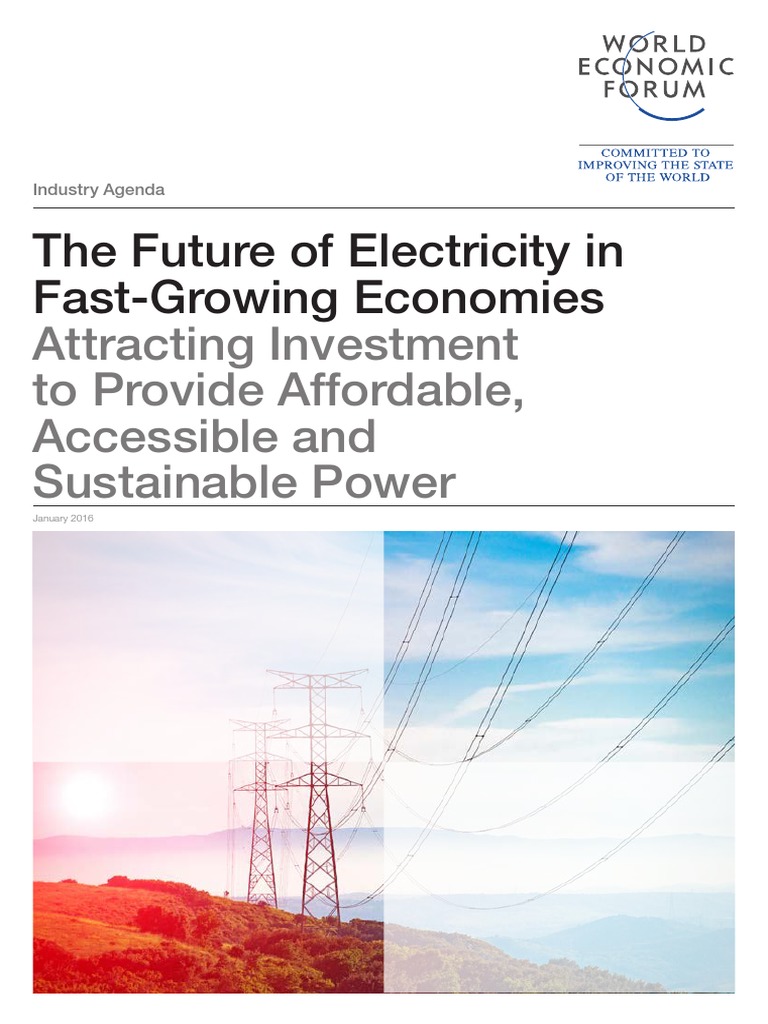 WEF Future of Electricity 2016 | PDF | Renewable Energy | Wind Power
