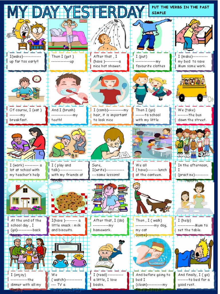 Past Simple Worksheet | PDF | Linguistic Typology | Language Mechanics