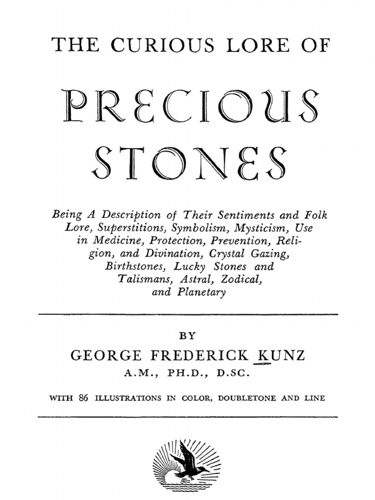 Curious Lore of Precious Stones | PDF | Gemstone | Amulet