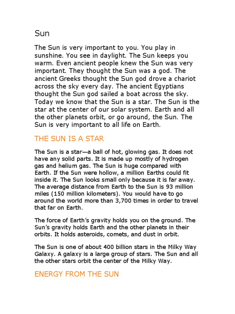 The Sun Is A Star | PDF | Corona | Sun