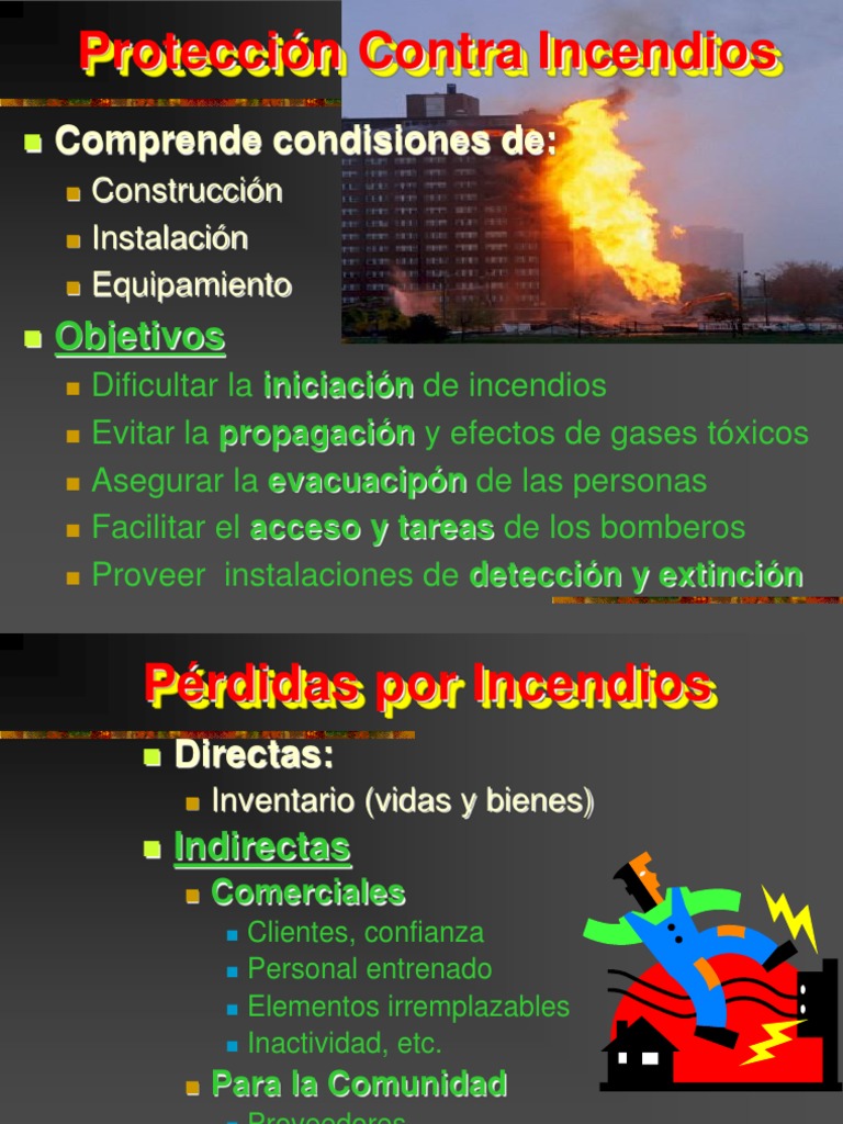 BOLILLA 4 Protección Contra Incendios | PDF | Combustión | Oxígeno