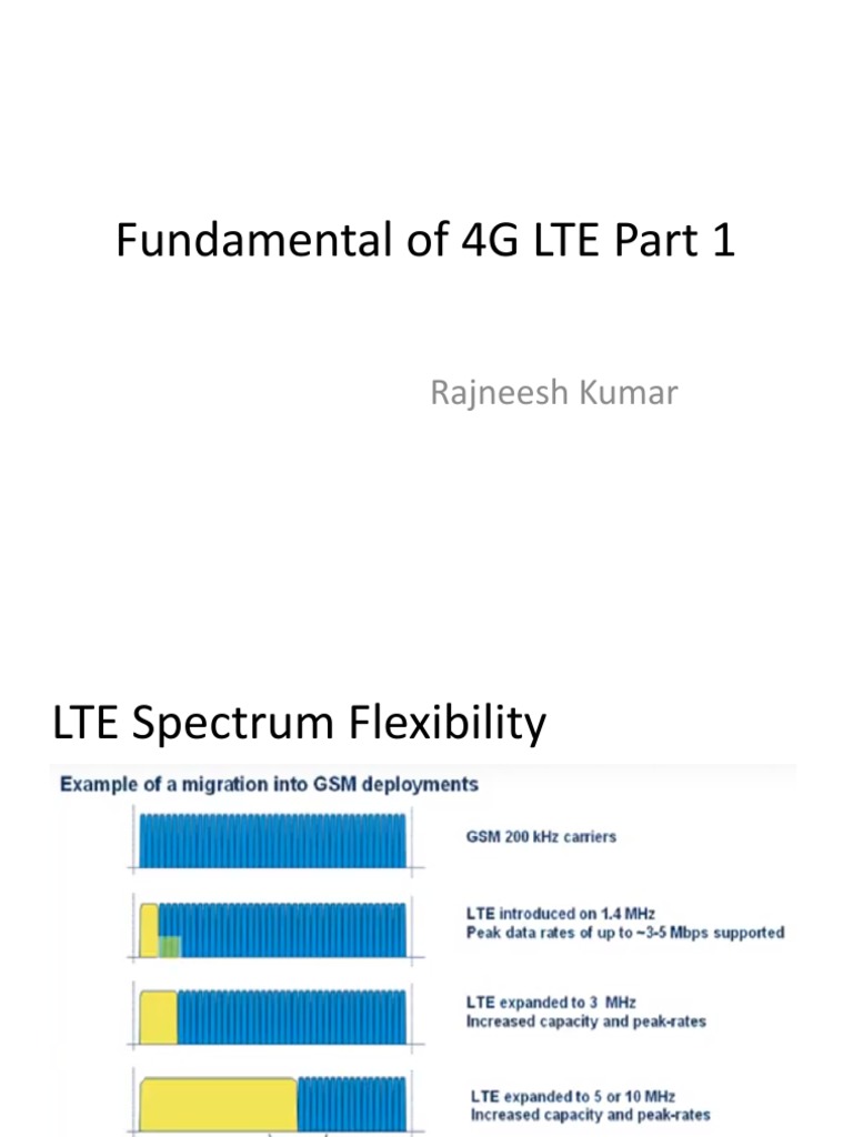 Fundamental of 4G LTE Part 1 | PDF