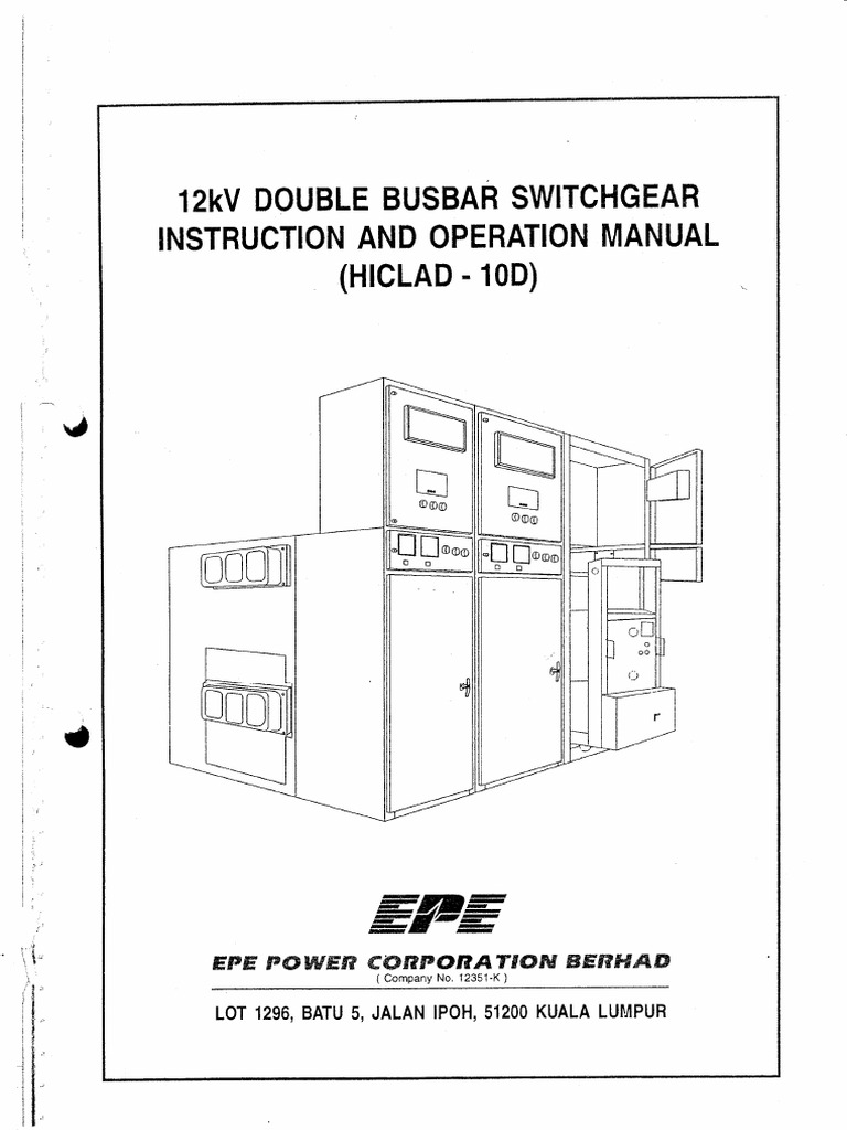 EPE 12kV Switchgear | PDF | Ac Power Plugs And Sockets | Electrical Connector