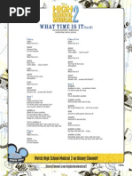 High School Musical 2 Script | PDF