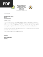 Letter Request Motorcade | PDF | Violence | Business