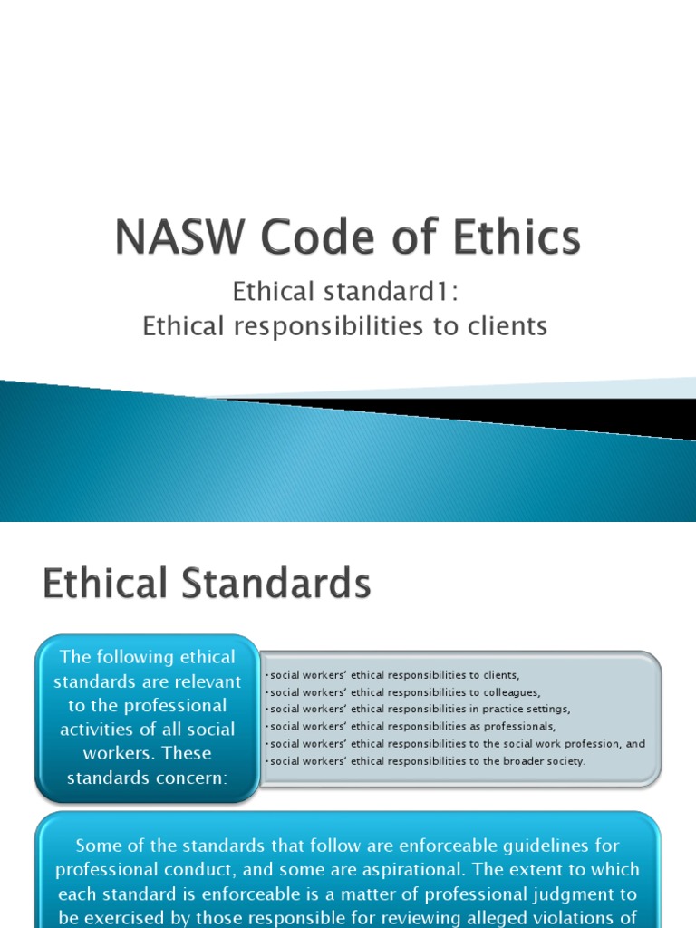 Ethical Standard 1 | PDF | Confidentiality | Discovery (Law)