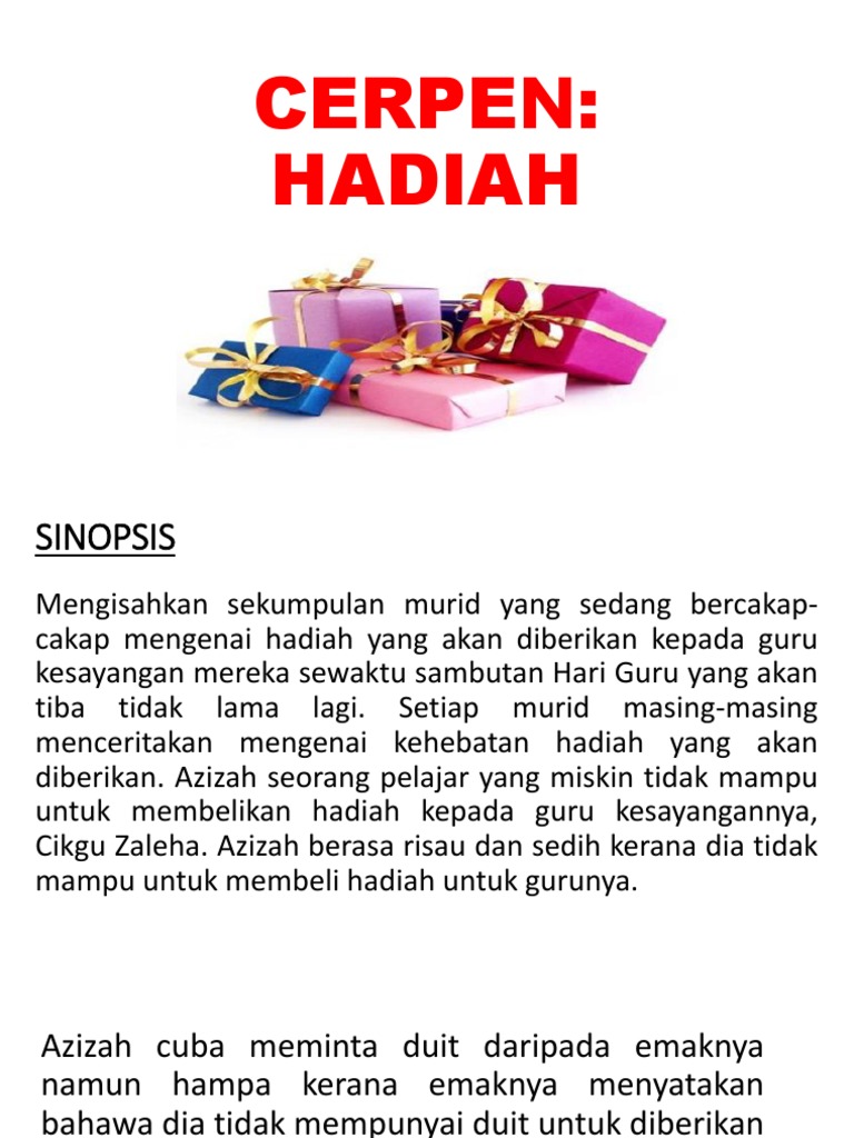 CERPEN Hadiah | PDF