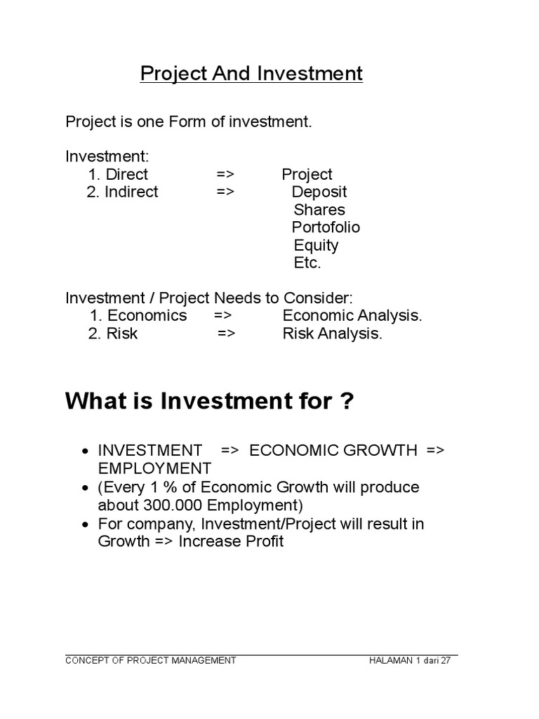 01-Concept of Project | PDF | Project Management | Product Lifecycle
