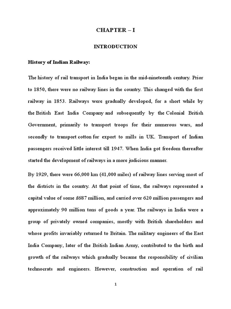 Interplay of Employees Trade Unions and Management of Southern Railway ...