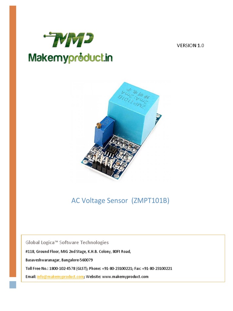 AC Voltage Sensor | Download Free PDF | Alternating Current | Capacitor