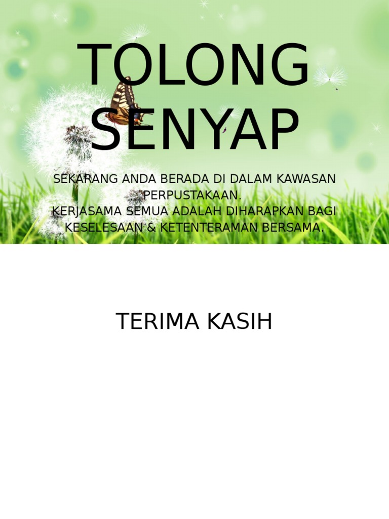 Tolong Senyap | PDF