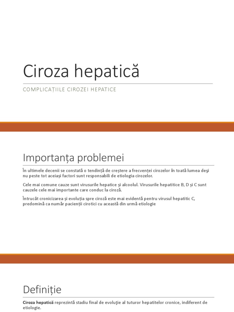 Ciroza Hepatica | PDF