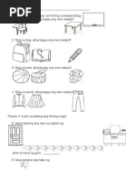 ESP Grade 1 2nd Quarter Worksheets | PDF