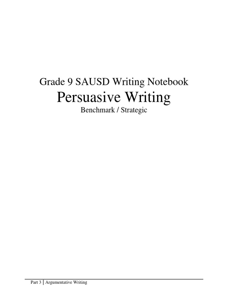 Grade Persuasive | PDF | Persuasion | Essays