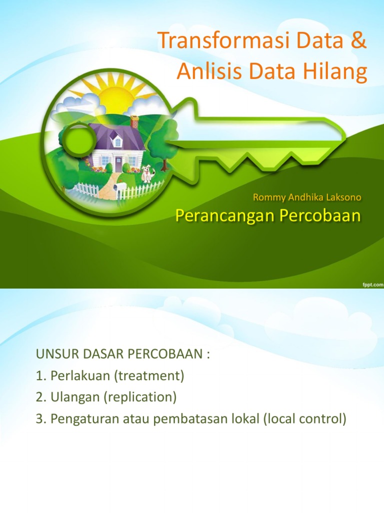 Analisa Data Hilang Dan Transformasi Data | PDF