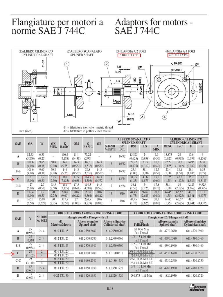 SAE Flange | PDF | Metalworking | Mechanical Engineering