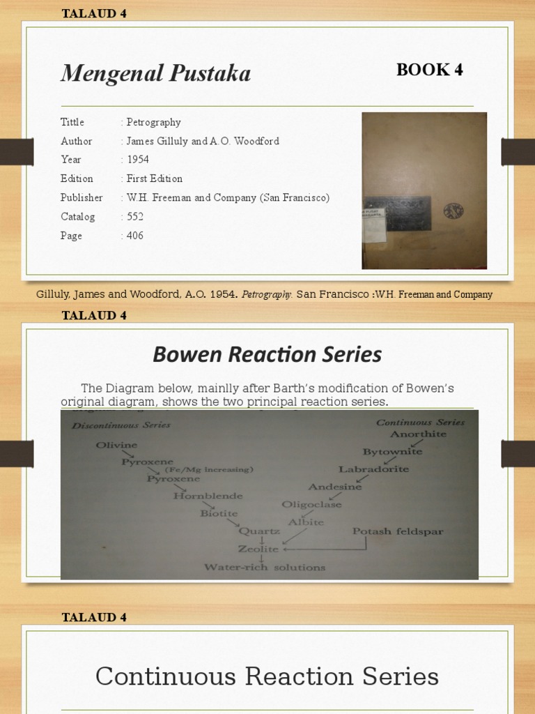 Bowens Reaction Series Weathering Reaksi Bowen (1 4) | PDF | Chemical