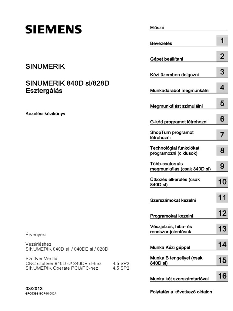 840D SL 828D 04 05 02 BHDSL 0313 Hu | PDF