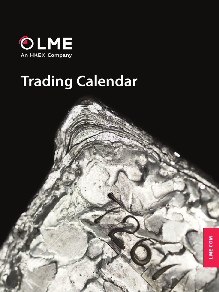 2015 2025 LME Trading Calendar | PDF | Atoms | Metals