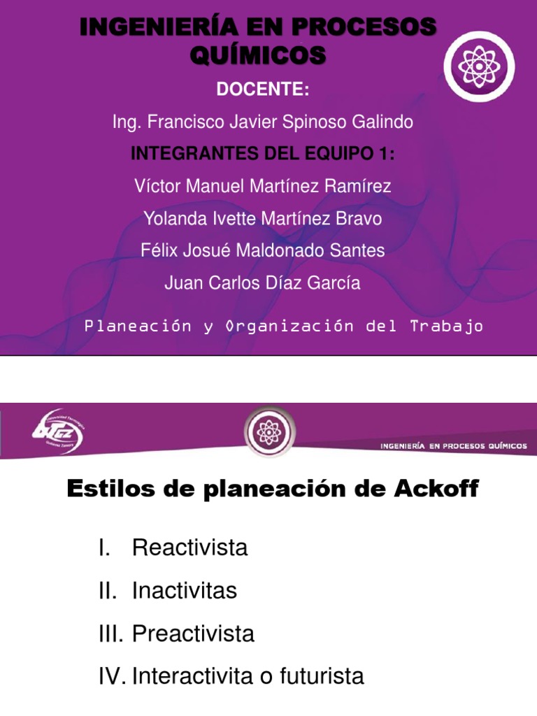 Estilos de Planeacion de Ackoff | PDF | Planificación | Business