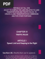 Complete List of LTO Traffic Signs and Symbols | PDF