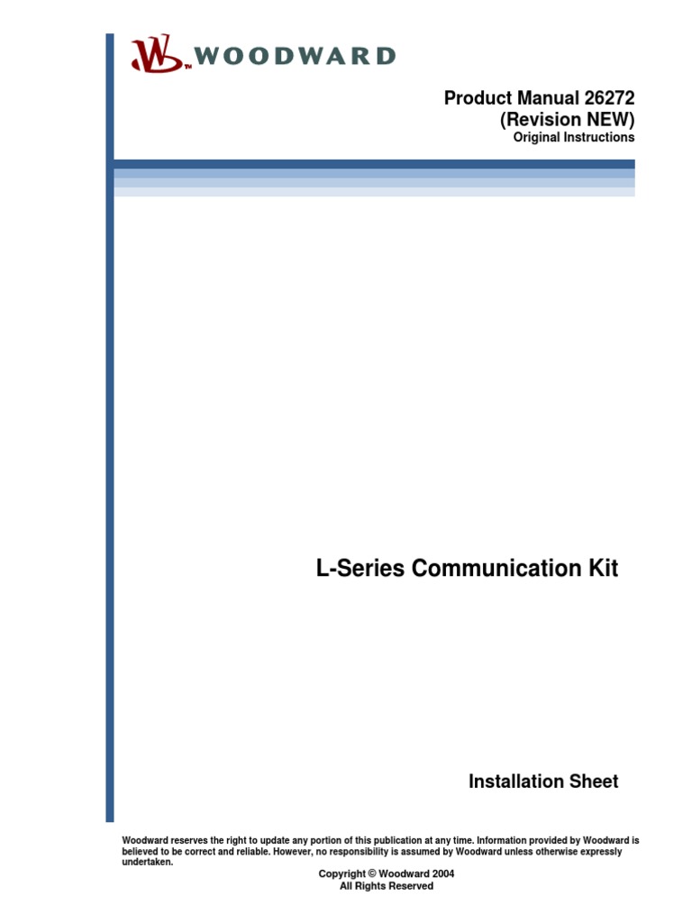 Kit 8923-1061 - Woodward - 26272 - New PDF | PDF | Electricity ...