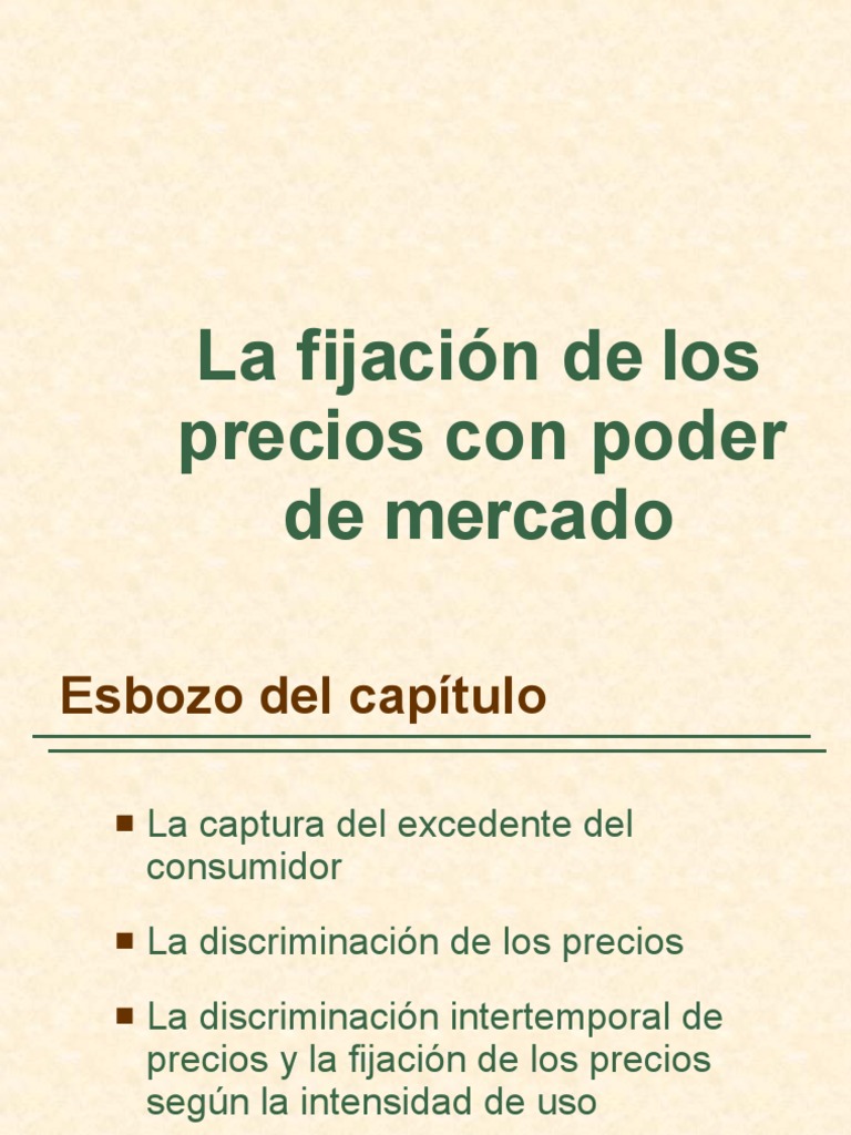 11 Capitulo Pindick | PDF | Excedente económico | Discriminación de precios