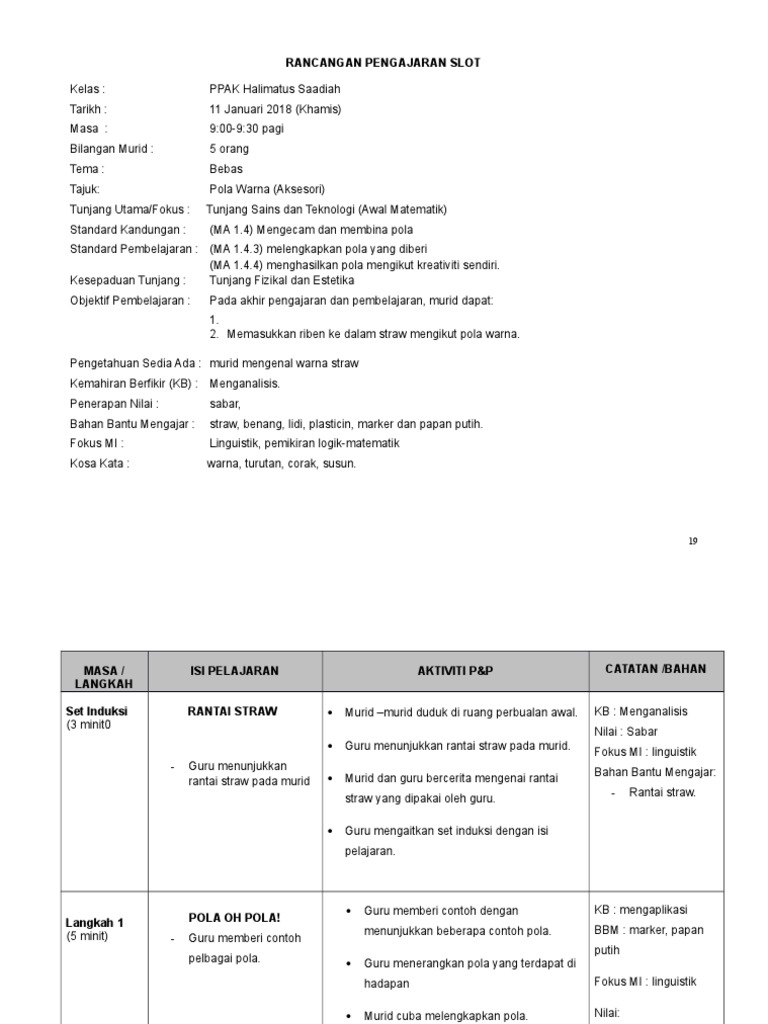 RPS Matematik T1 | PDF