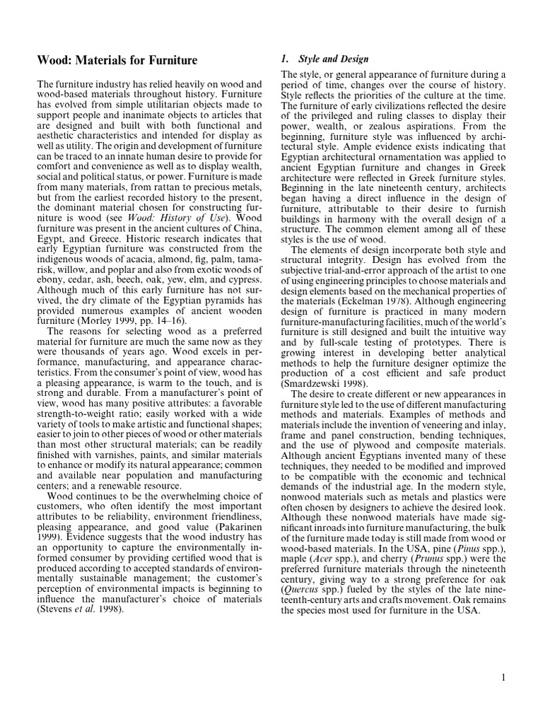 Wood Materials For Furniture Pdf Pdf Wood Veneer Wood
