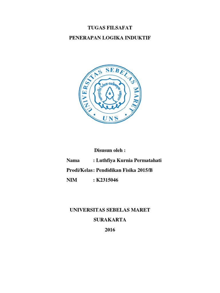 Penerapan Logika Induktif Dalam Pembelajaran Fisika | PDF