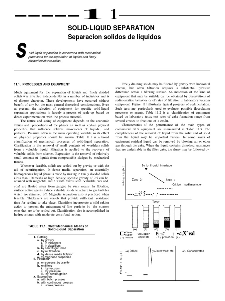 Solid Liquid Seperation 93851 - 11 A | PDF | Filtration | Chemistry