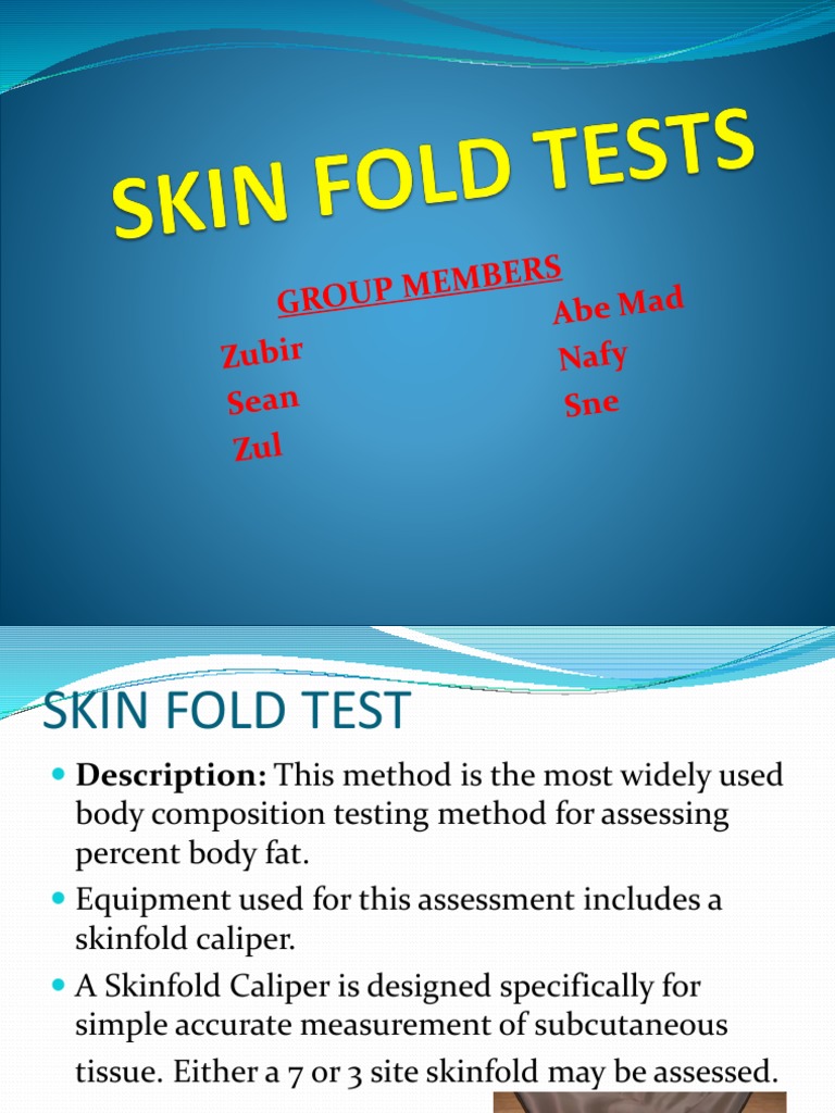 Skinfold Test | Download Free PDF | Clinical Medicine | Medicine