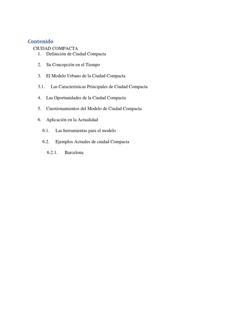 Critica Ciudad Compacta. | PDF | Sustentabilidad | Urbanismo