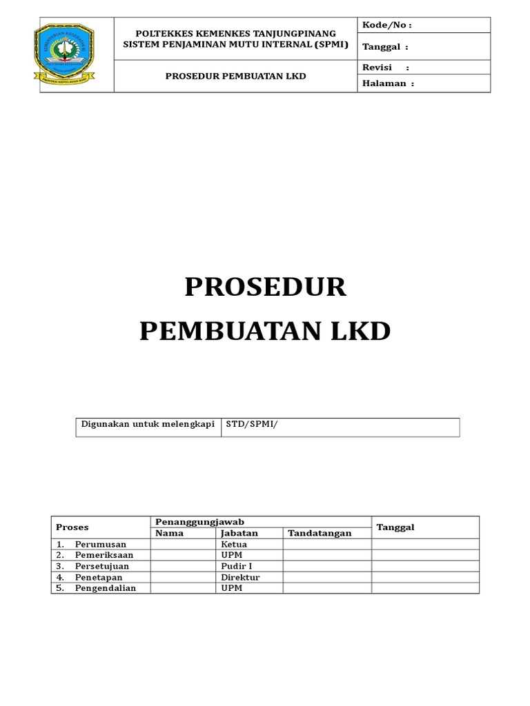 Sop LKD | PDF