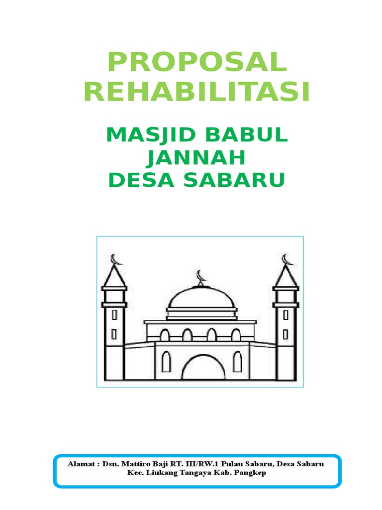 Proposal Masjid Babul Jannah | PDF
