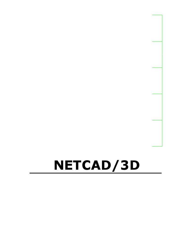 NetCAD 3D | PDF