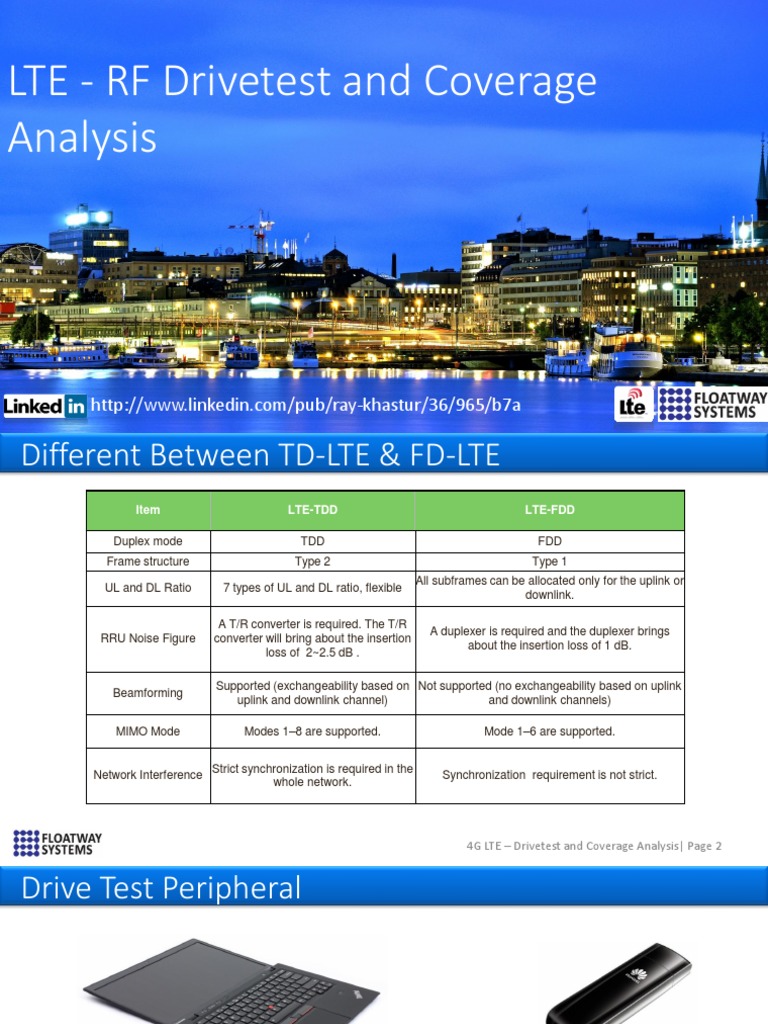 Lte Drivetest And Coverage Analysis Pdf Pdf 4 G Antenna Radio