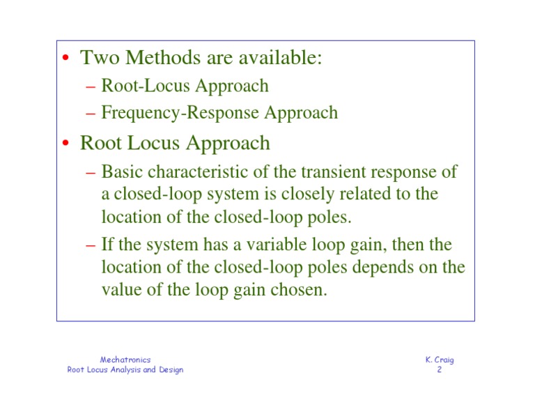 RLocus Analysis Design 2 | PDF